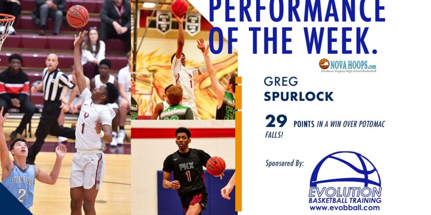 Boys Player of the Week is Greg Spurlock, Rock Ridge